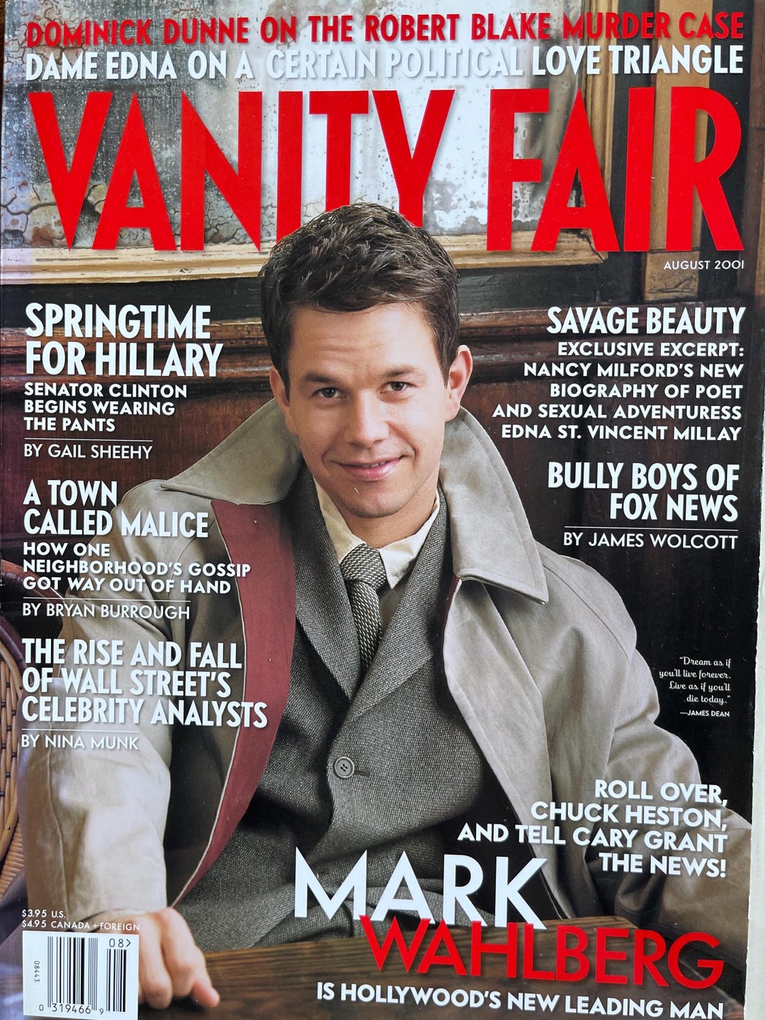 Pre-owned Collectible - Vintage Rare Magazine VANITY FAIR 2001 -vintage ...