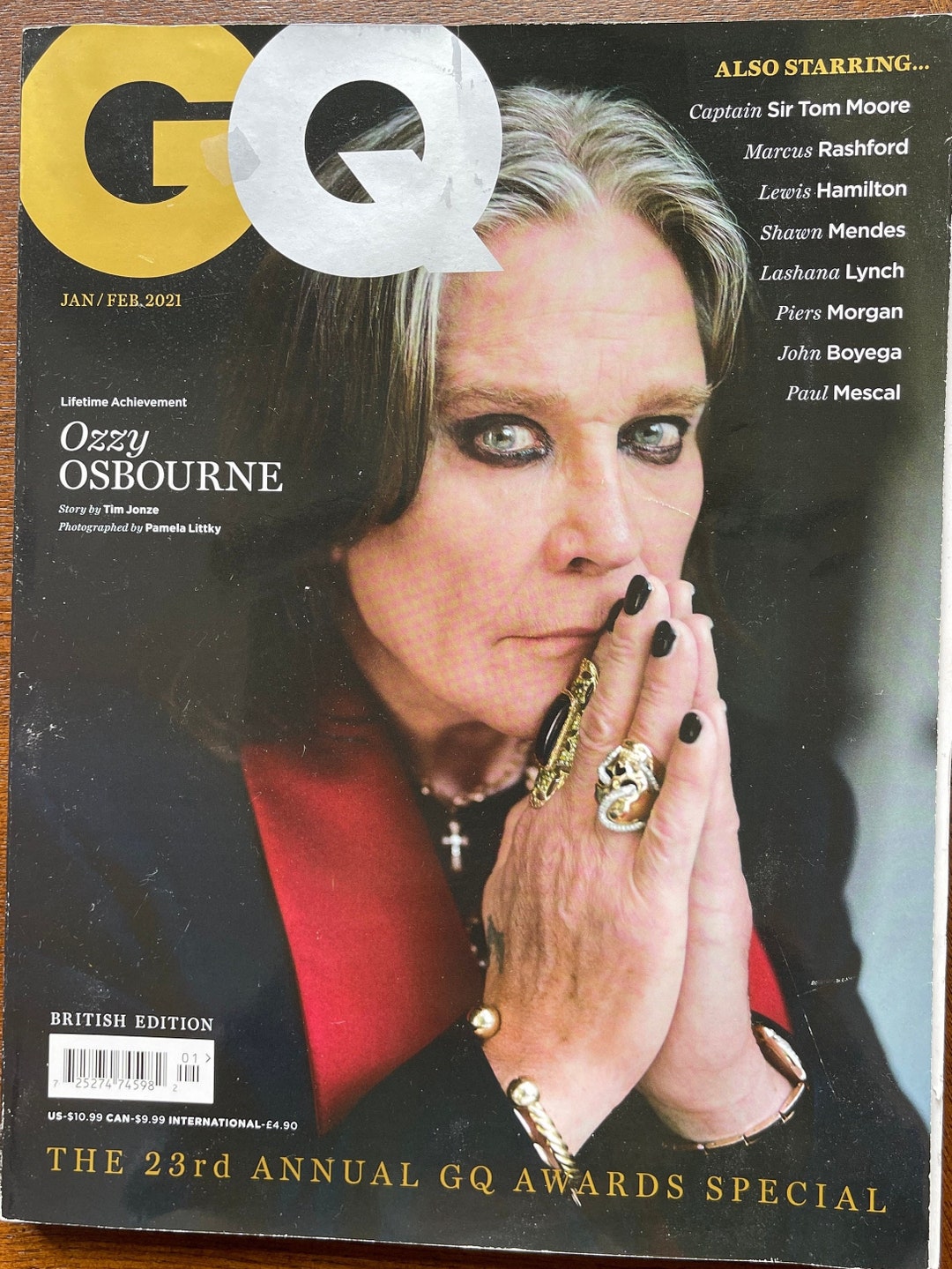 GQ Magazine OZZY OSBOURNE - Etsy