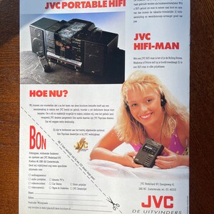 Vintage Rare JVC Brochure the 90s, Advertising Prospectus!-vintage ...