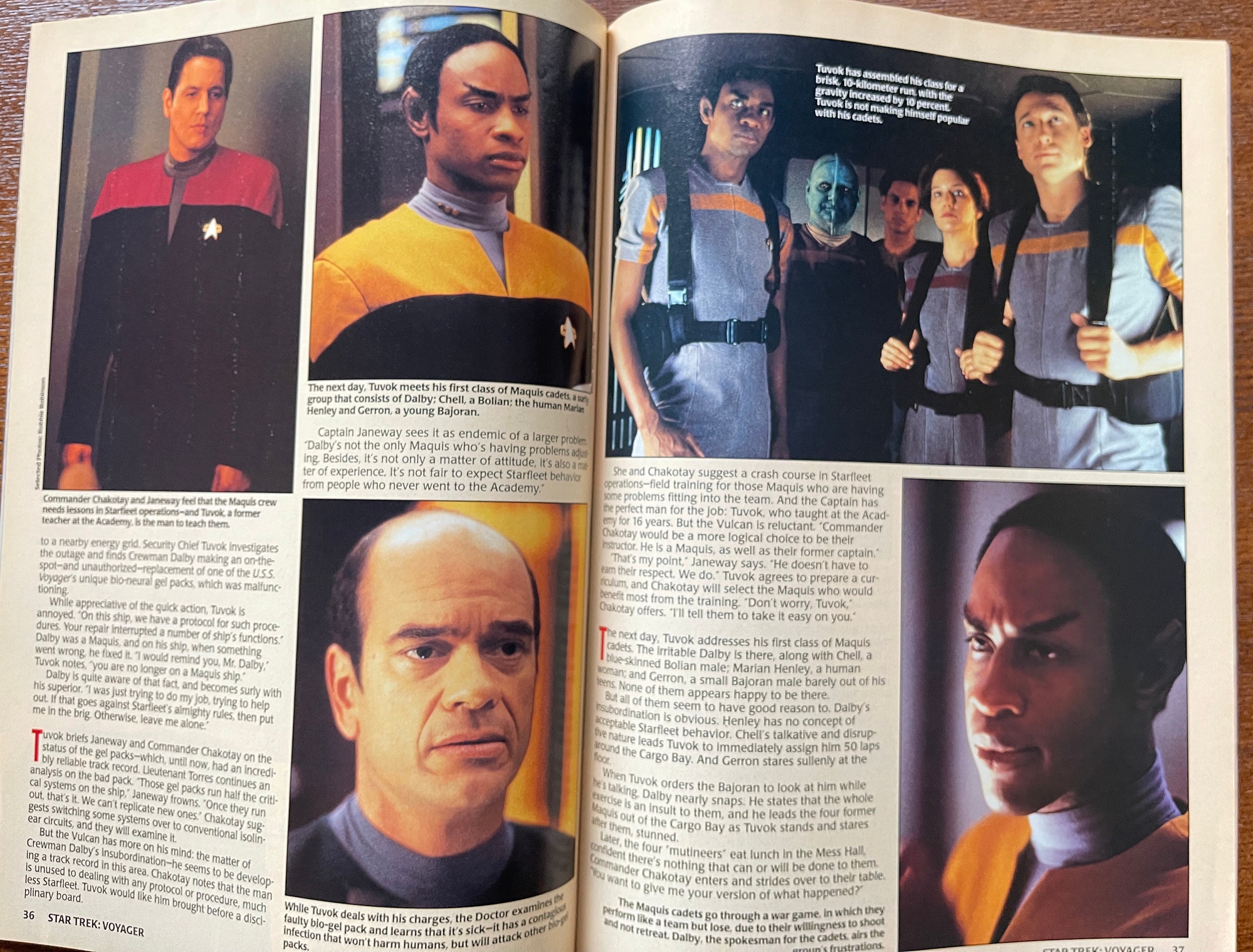 Star Trek Magazine Voyager 4 Oct 1995 - Etsy