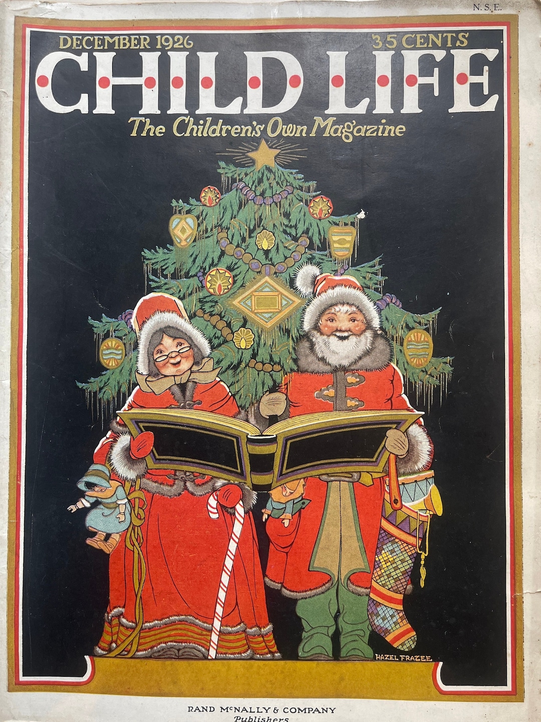 Collectible - Vintage Rare Magazine CHILD LIFE 1926 Christmas Special ...