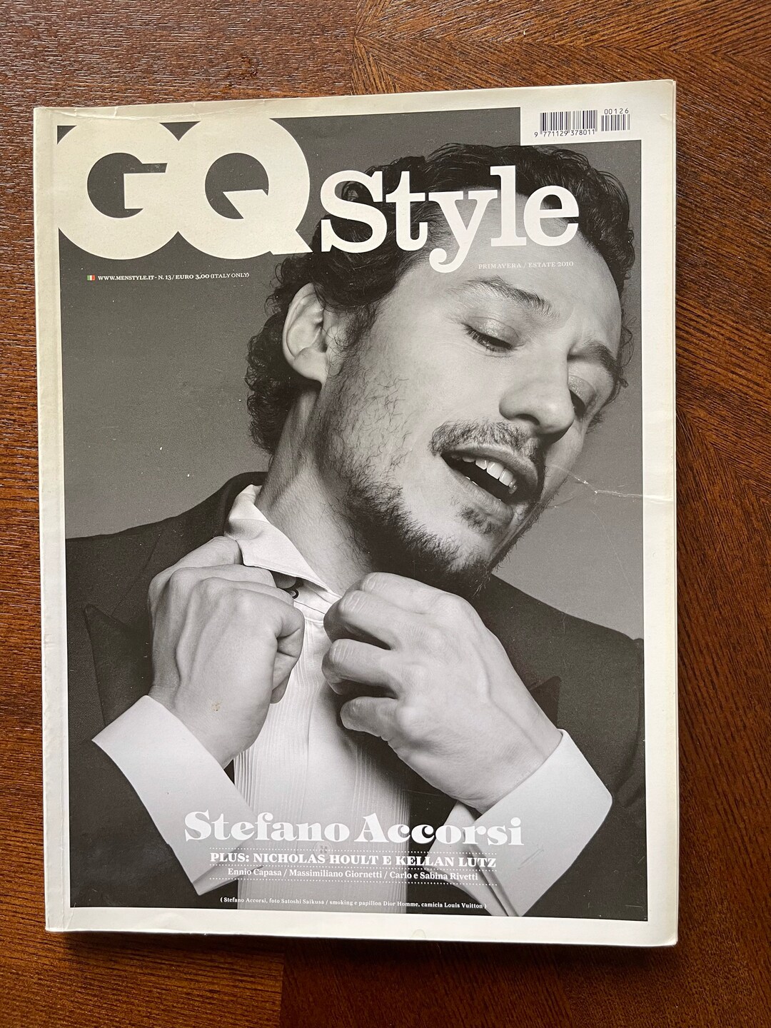 Pre-owned GQ Style Magazine Cover Stefano Accorsi-vintage Men's Fashion ...