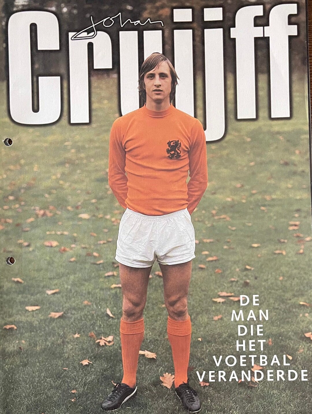 Pre-owned Rare Vintage Magazine Football Johan Cruyff - Etsy