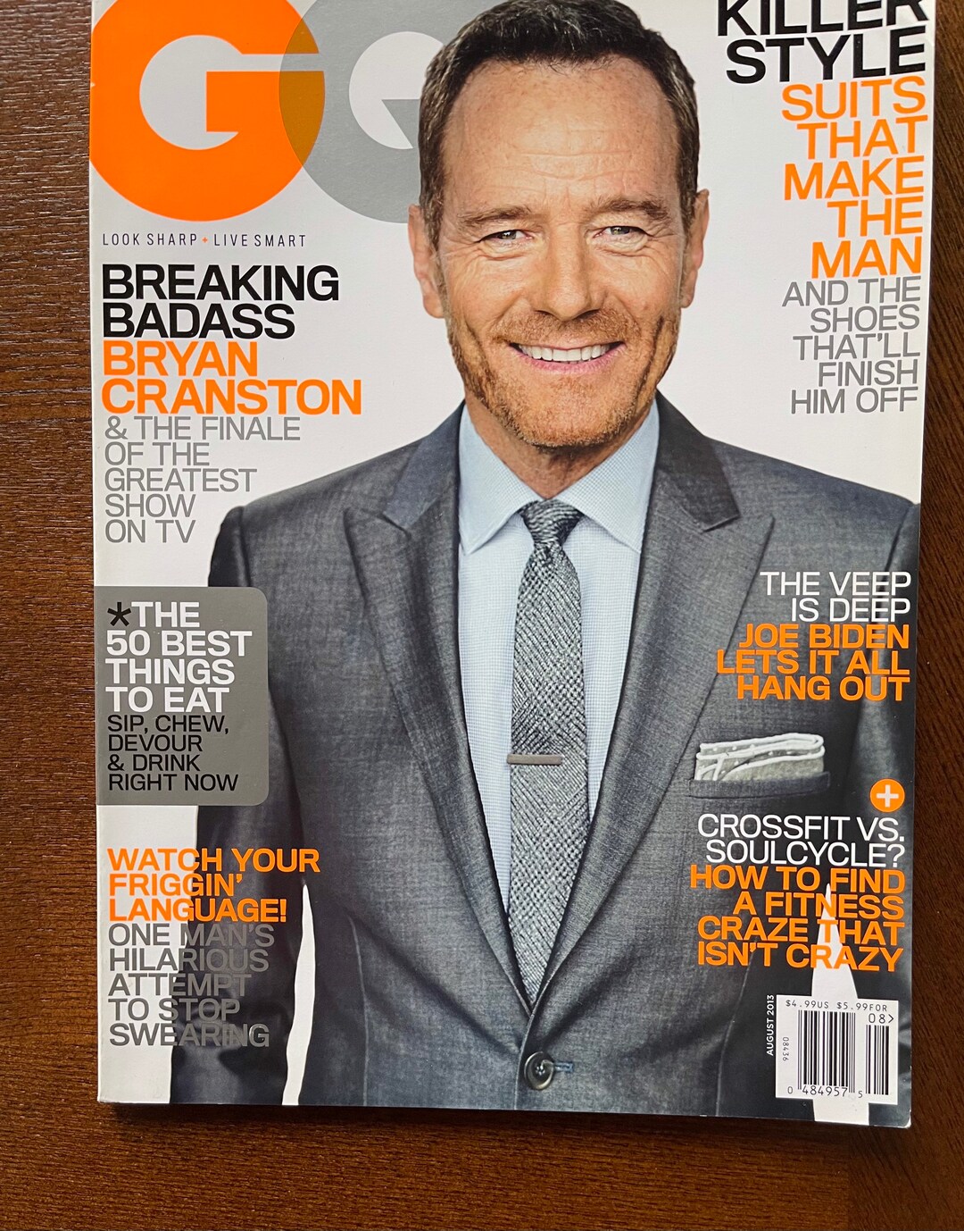 Mags Lovers - GQ Magazine Cover Bryan Cranston!-vintage Men's Fashion ...