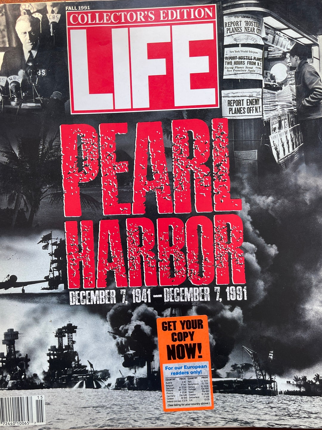 On Cover, One Legend - Vintage Rare LIFE Magazine Fall 1991 Pearl ...