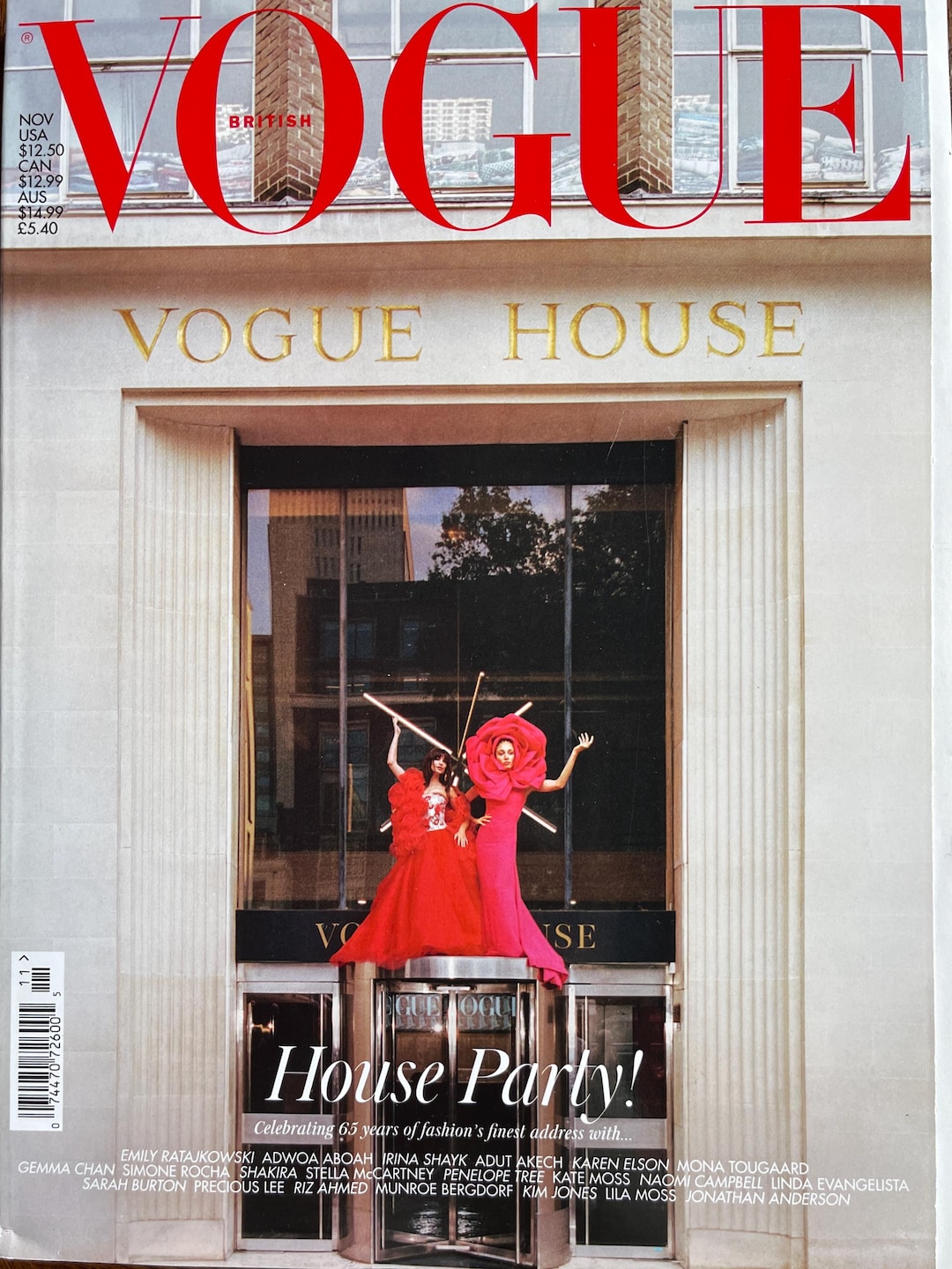 Own a Piece of Vogue History -magazine Vogue British Cover House Party ...