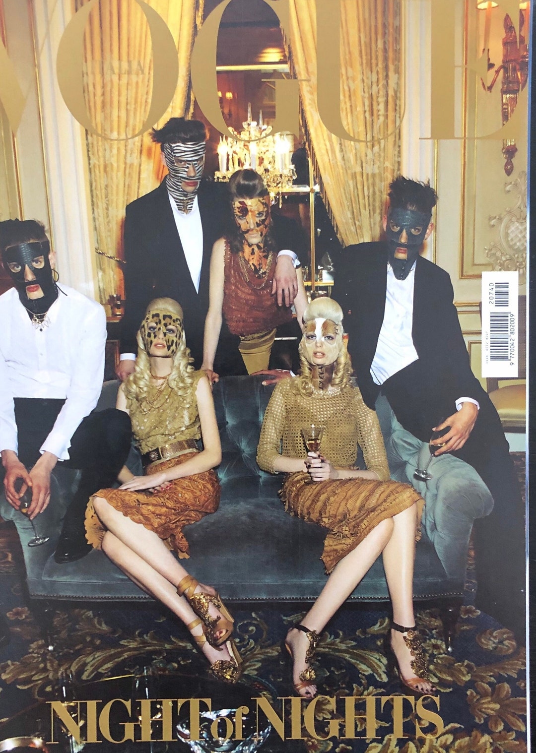Pre-owned Magazine Vogue Italia Cover by Steven Meisel!-iconic Style ...