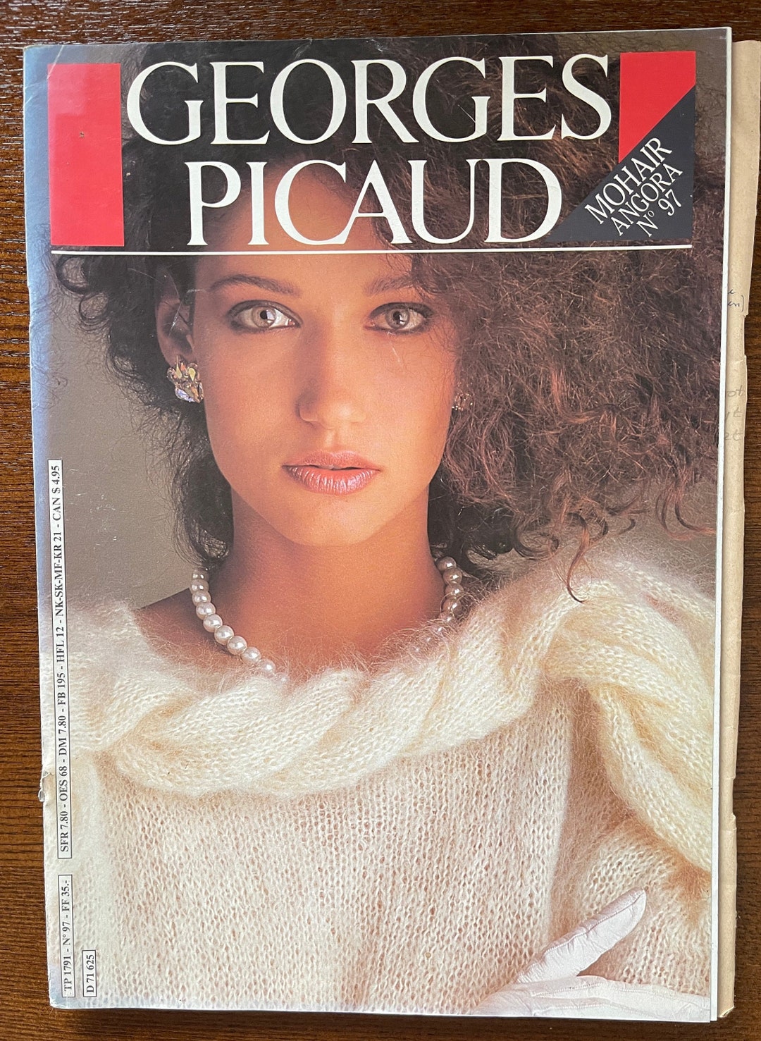 GEORGES PICAUD Magazine 80s No 97 Mohair Angora - Etsy