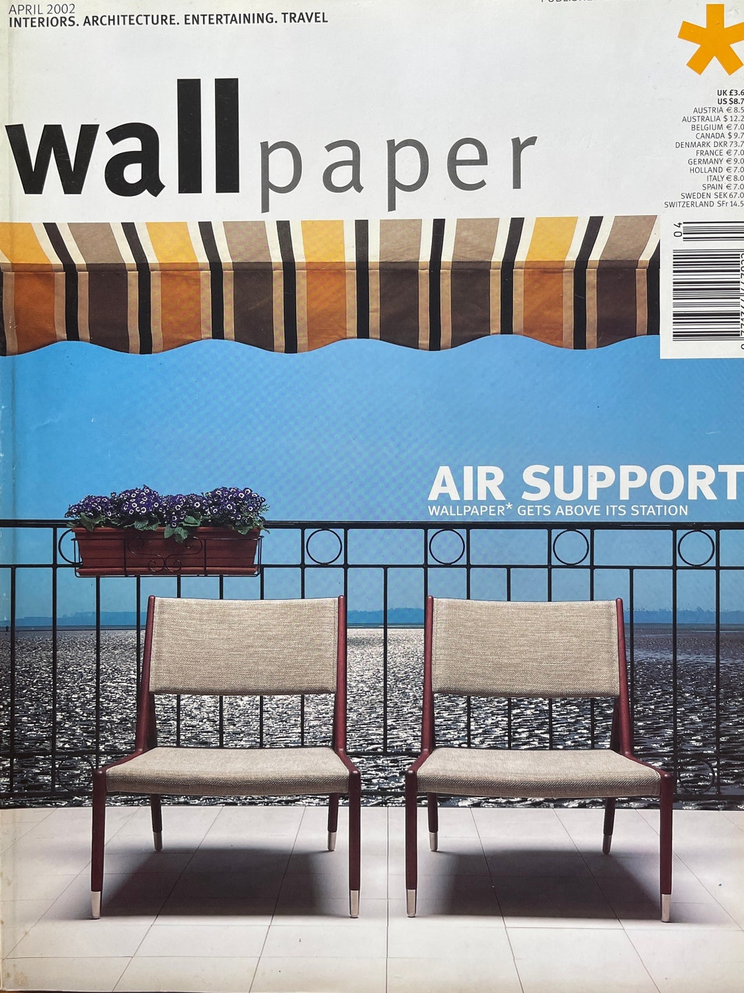 Collectible - Vintage Rare Magazine Wallpaper April 2002, Interiors ...