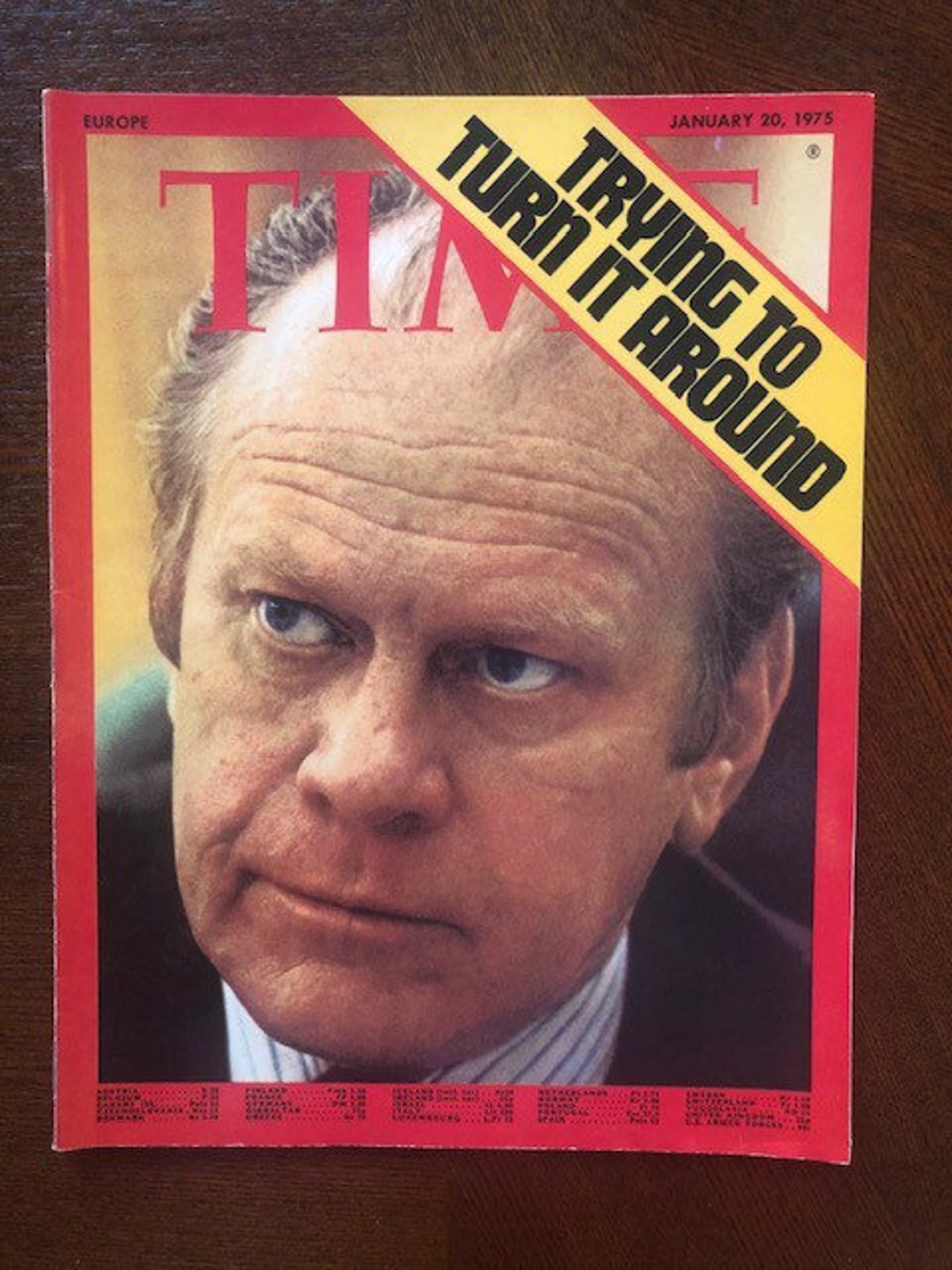 Time Magazine 1975 - Etsy