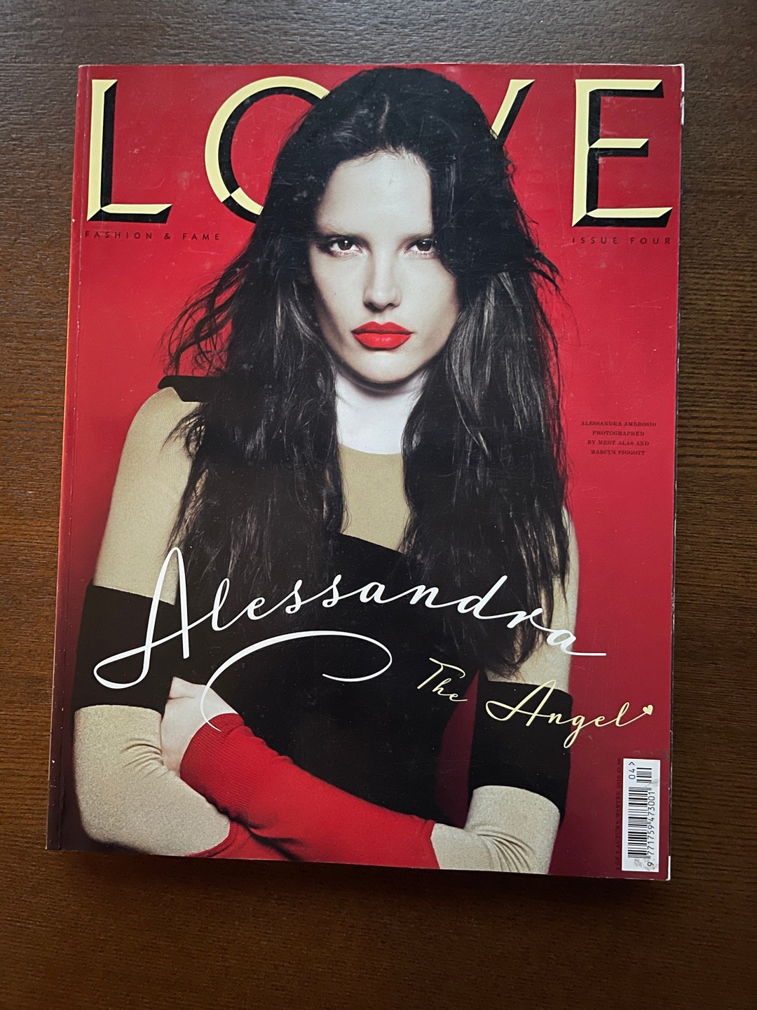 Love Magazine Issue 4 the Gorgeous Issue Cover Alessandre - Etsy