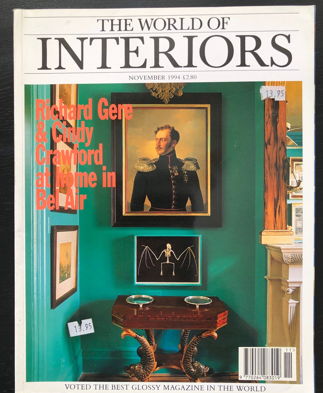 Vintage Rare Magazine the World Interiors 1994-visual Culture in Print ...