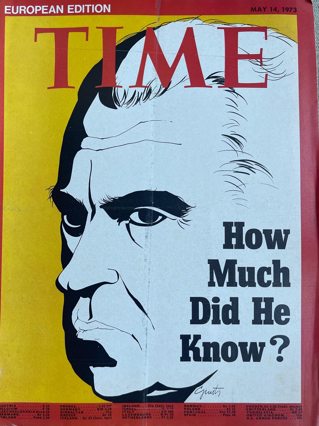 Pre-owned Time Magazine 1973-vintage Photojournalism - Historic Moment ...