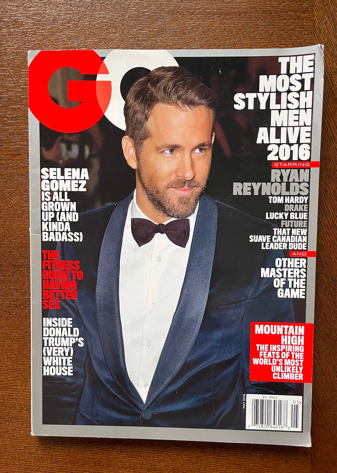 Pre-owned GQ Magazine Cover Ryan Reynolds-vintage Men's Fashion ...
