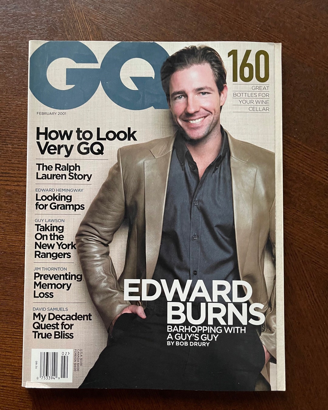 Pre-owned Vintage Rare GQ MAGAZINE 2001-vintage Men's Fashion ...