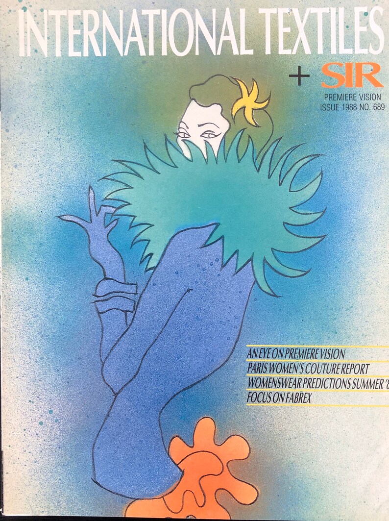 International Textiles 1989 - Etsy