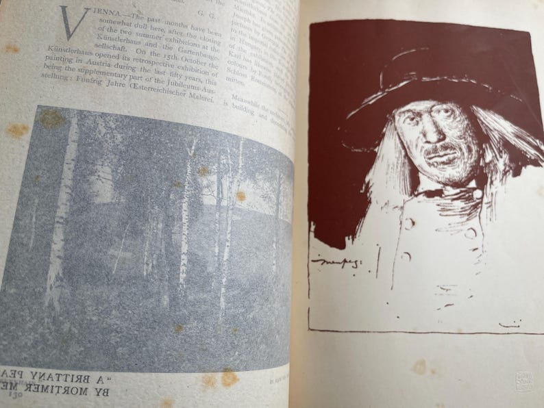 Vintage Rare Art Book the Studio an Illustrated Magazine of Fine and ...