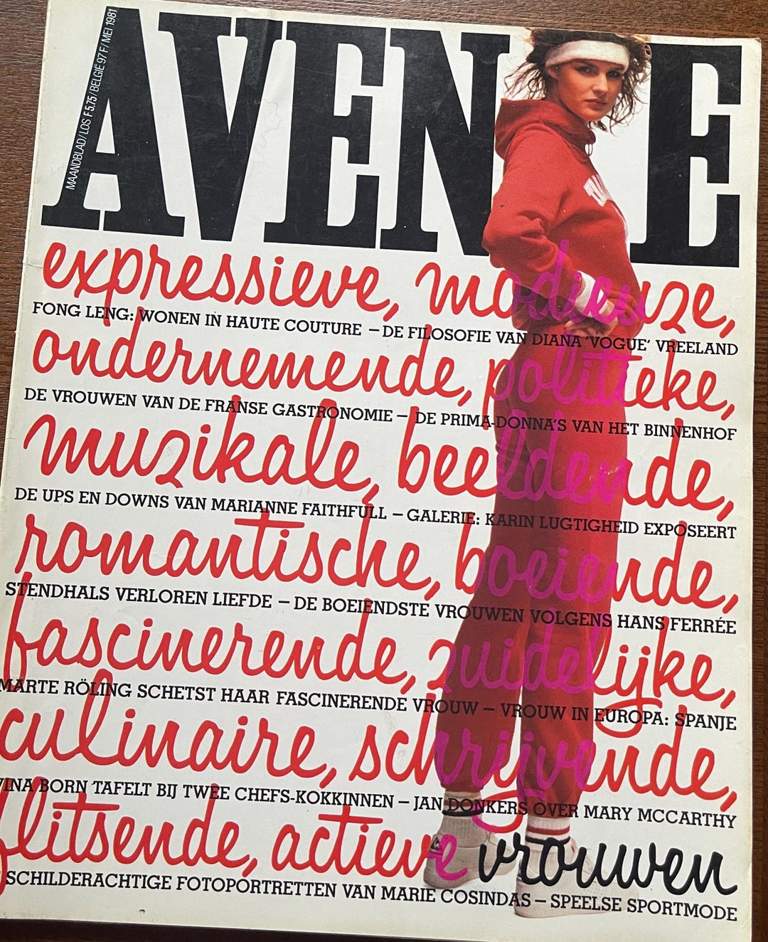 Vintage Dutch Fashion Magazine AVENEU May 1981 Fashion Trends the 80s ...