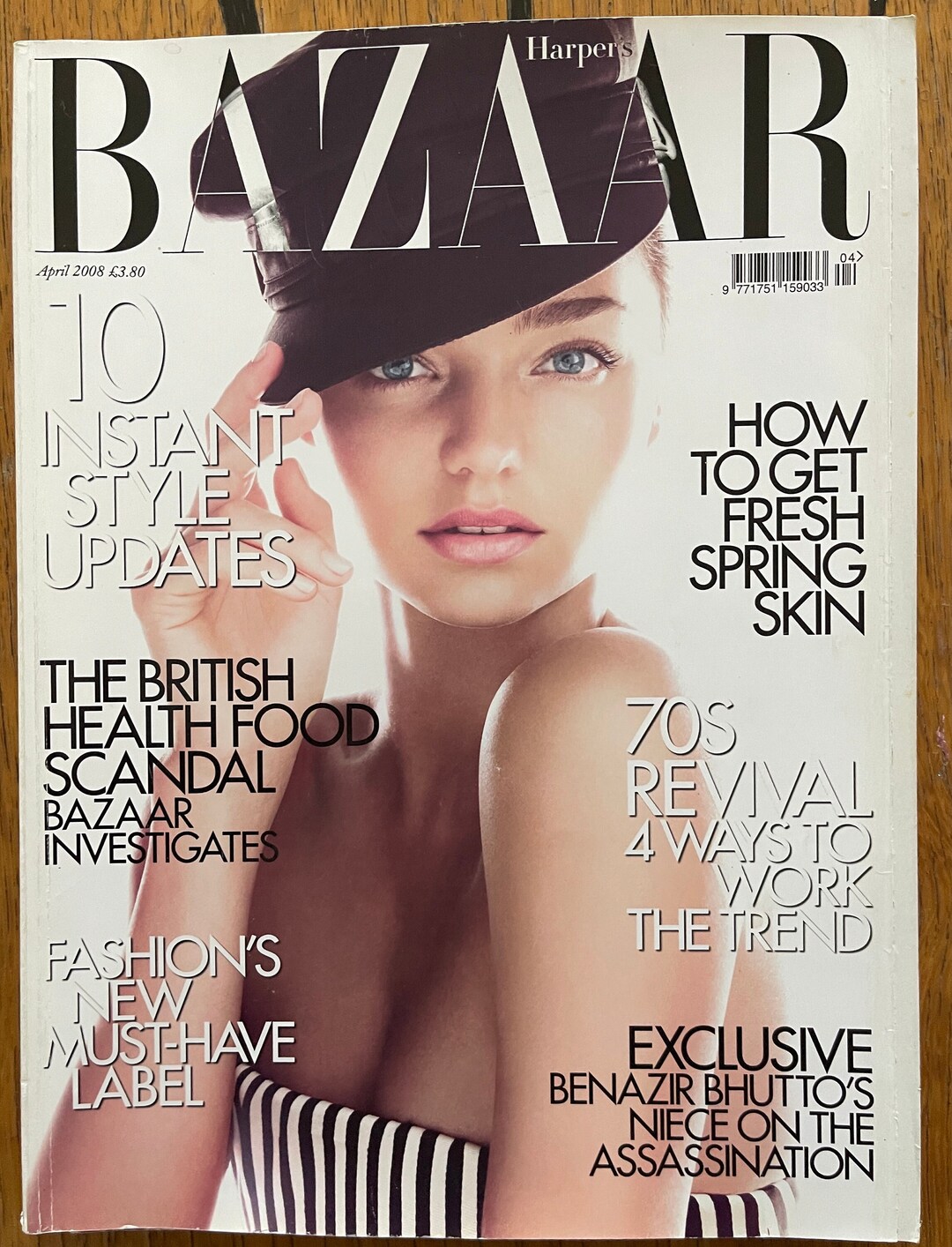 HARPER'S BAZAAR Magazine Cover Model Miranda Kerr - Etsy