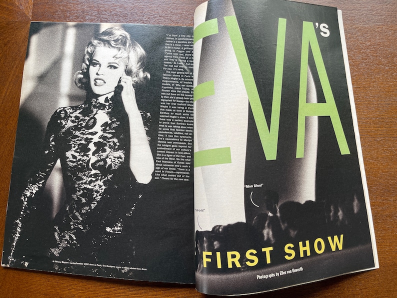 INTERVIEW Magazine 1992 - Etsy