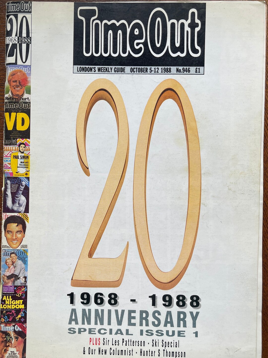 Time Out Magazine 20 Years Anniversary Including the Covers! - Etsy