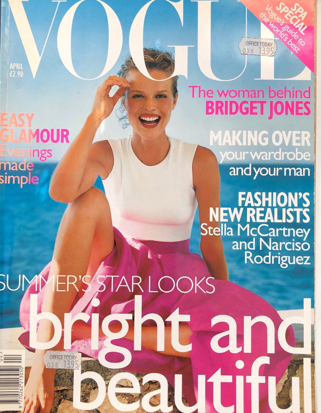 Own a Piece of Vogue History -vintage Magazine Vogue British 1998 Cover ...