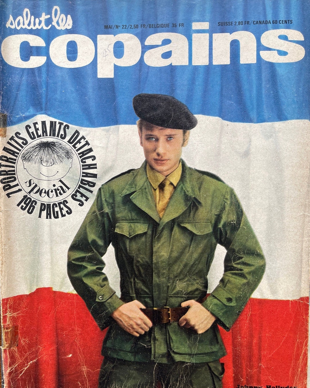 Music Culture - Vintage Rare French Pop Music Magazine Salut Les ...