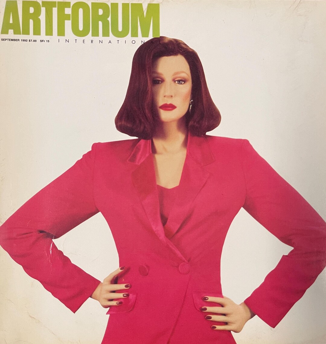 Vintage Rare Magazine ARTFORUM 1992-visual Culture in Print - Etsy