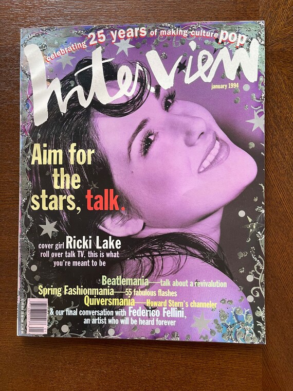 Interview Magazine 1994 - Etsy