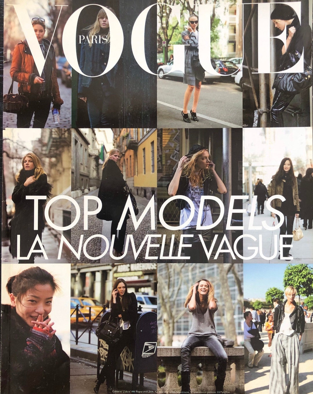 Own a Piece of Vogue History Magazine Vogue Paris Top Models-iconic ...