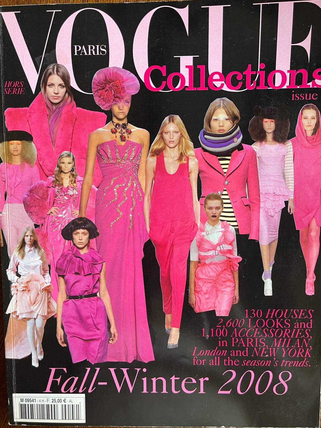 Pre-owned Unique Rare Magazine Vogue Collections Paris Fall Winter 2008 ...