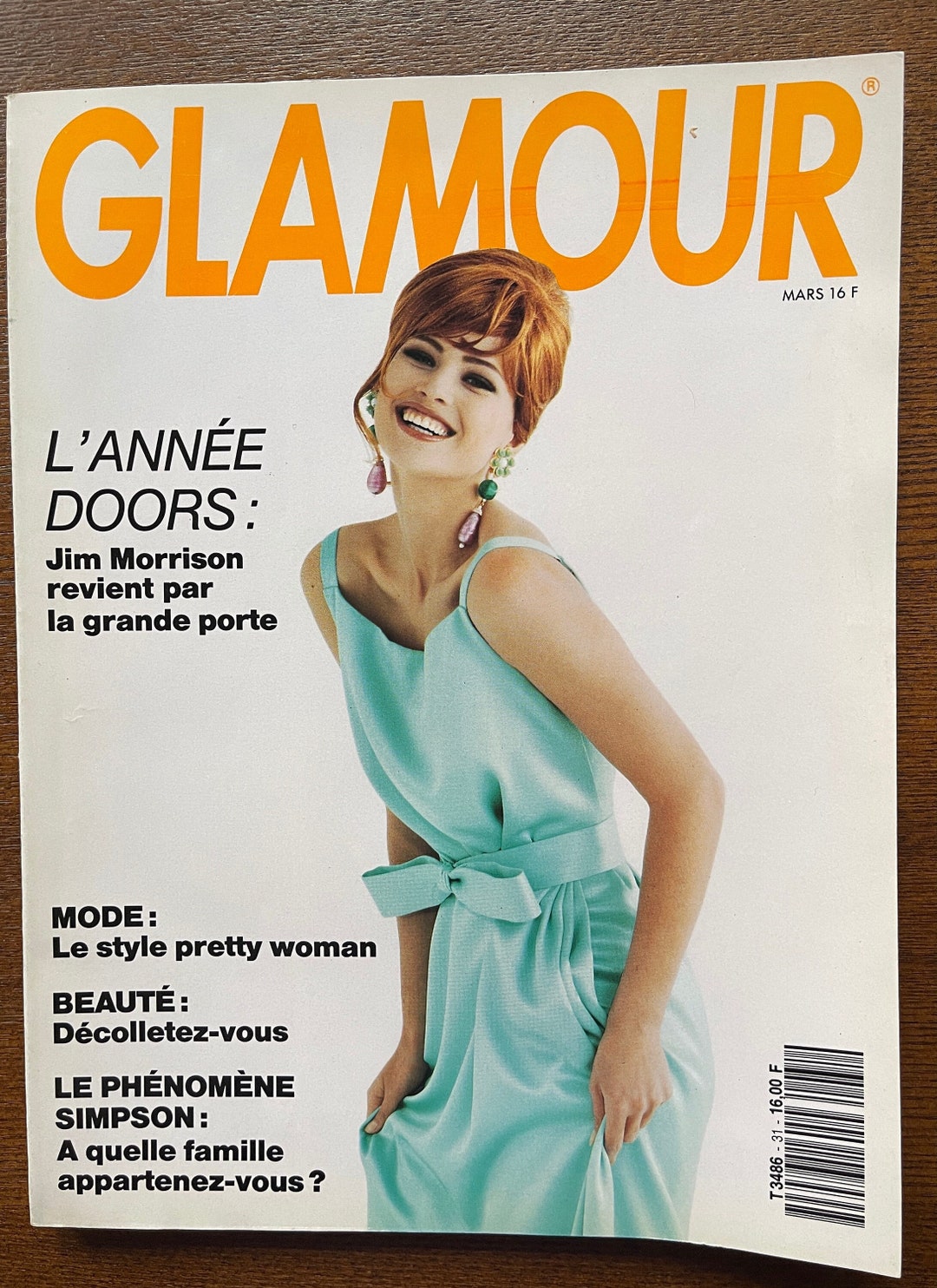 GLAMOR MAGAZINE 1991 - Etsy