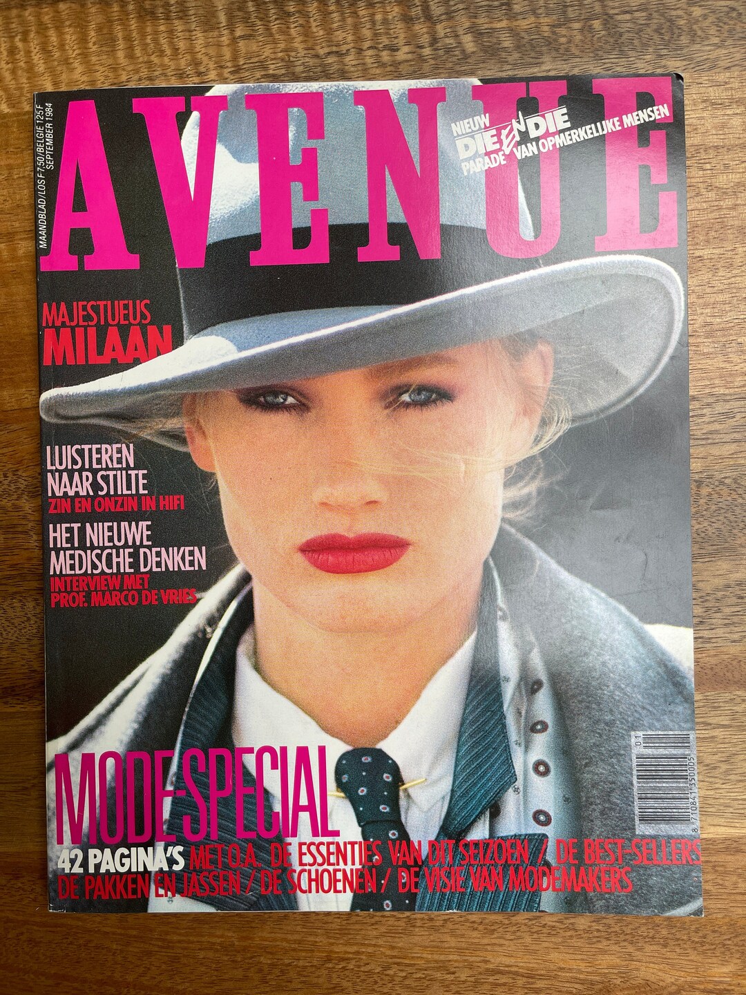 Vintage Dutch Fashion Glossy Magazine AVENUE 1984 - Etsy