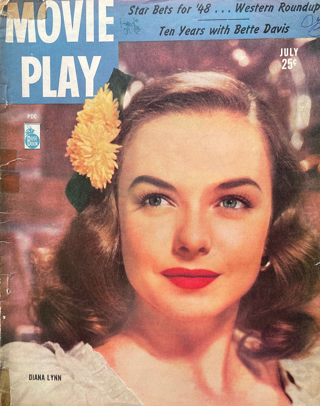 Pre-owned Vintage Magazine Movie Play 1948-cinema Culture-iconic Actors ...