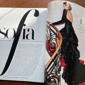 Fashion Magazine HARPER'S BAZAAR Sofia Vergara - Etsy