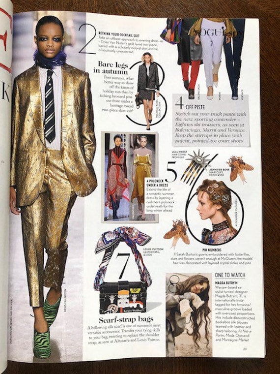 Vogue Magazine Pages