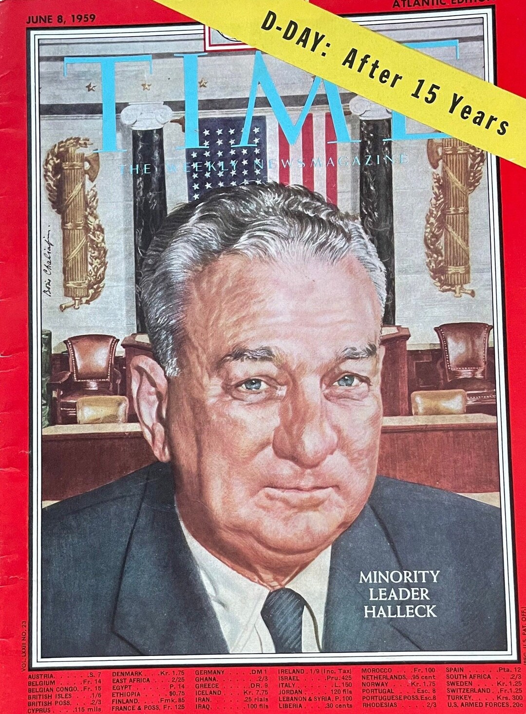 Vintage Time Magazine 1959 - Etsy