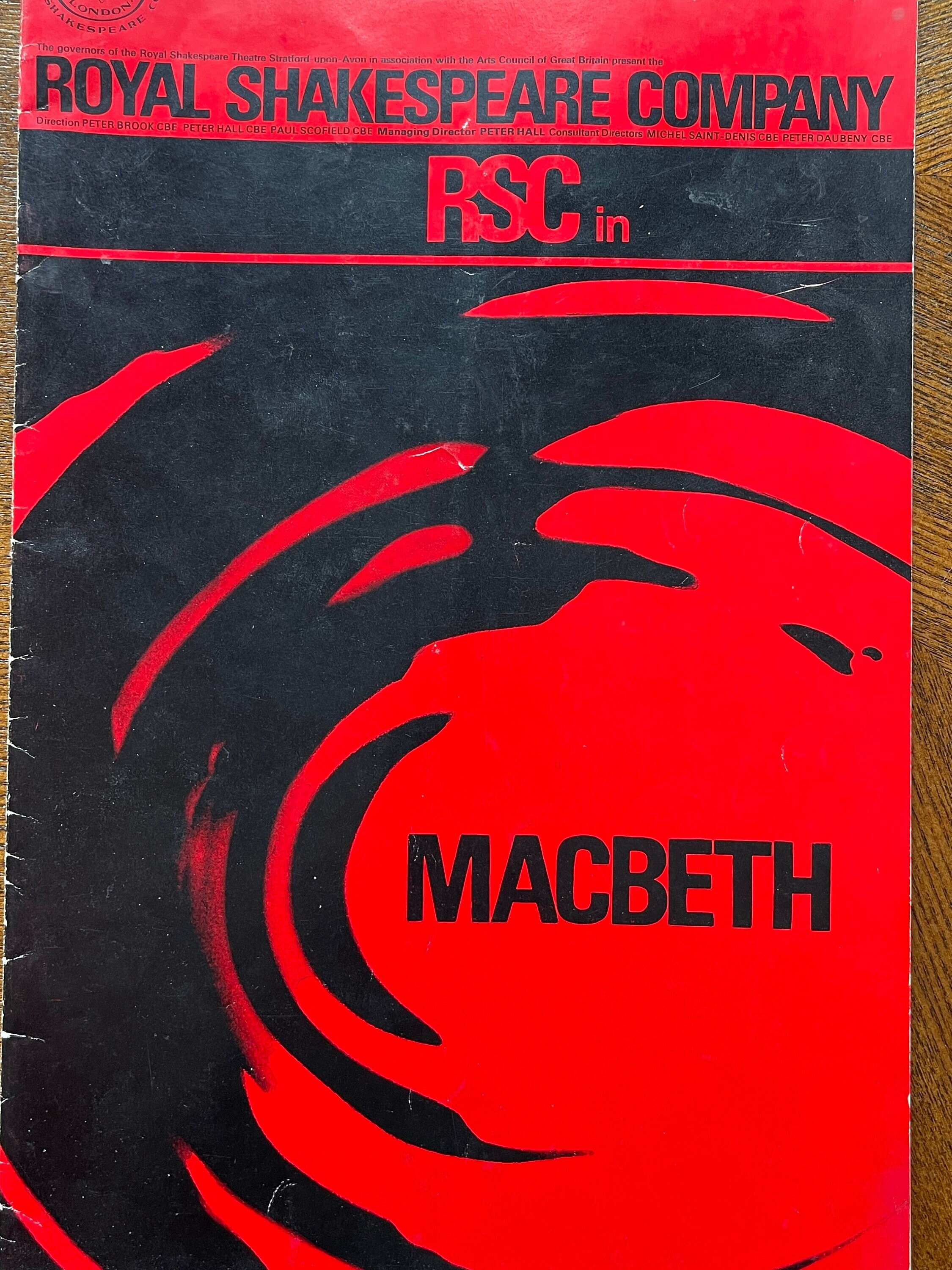 Royal Shakespeare Company Magazine MACBETH 60S - Etsy