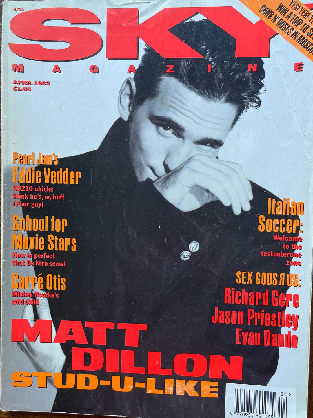 Collectible - Vintage Rare Magazine SKY April 1993-vintage Print ...