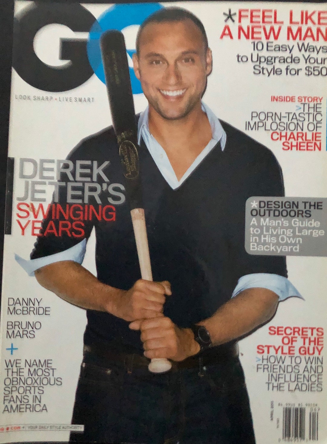 Mags Lovers - GQ Magazine Cover Derek Jeter-vintage Men's Fashion ...