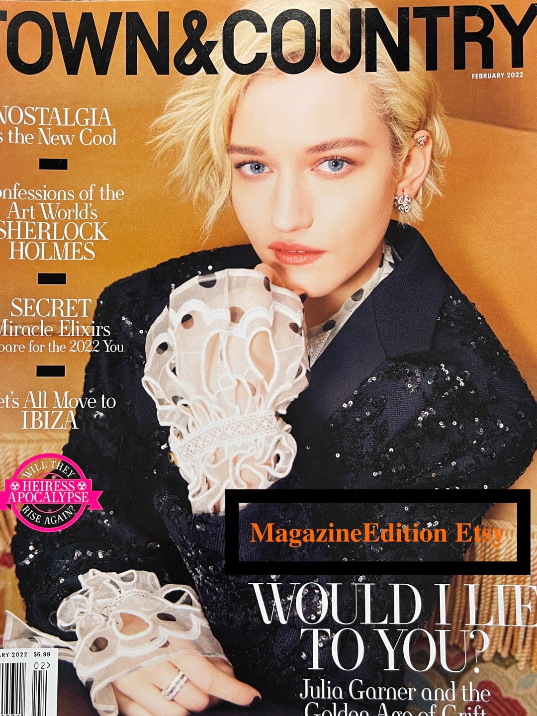 Town & Country Magazine Cover Julia Garner - Etsy