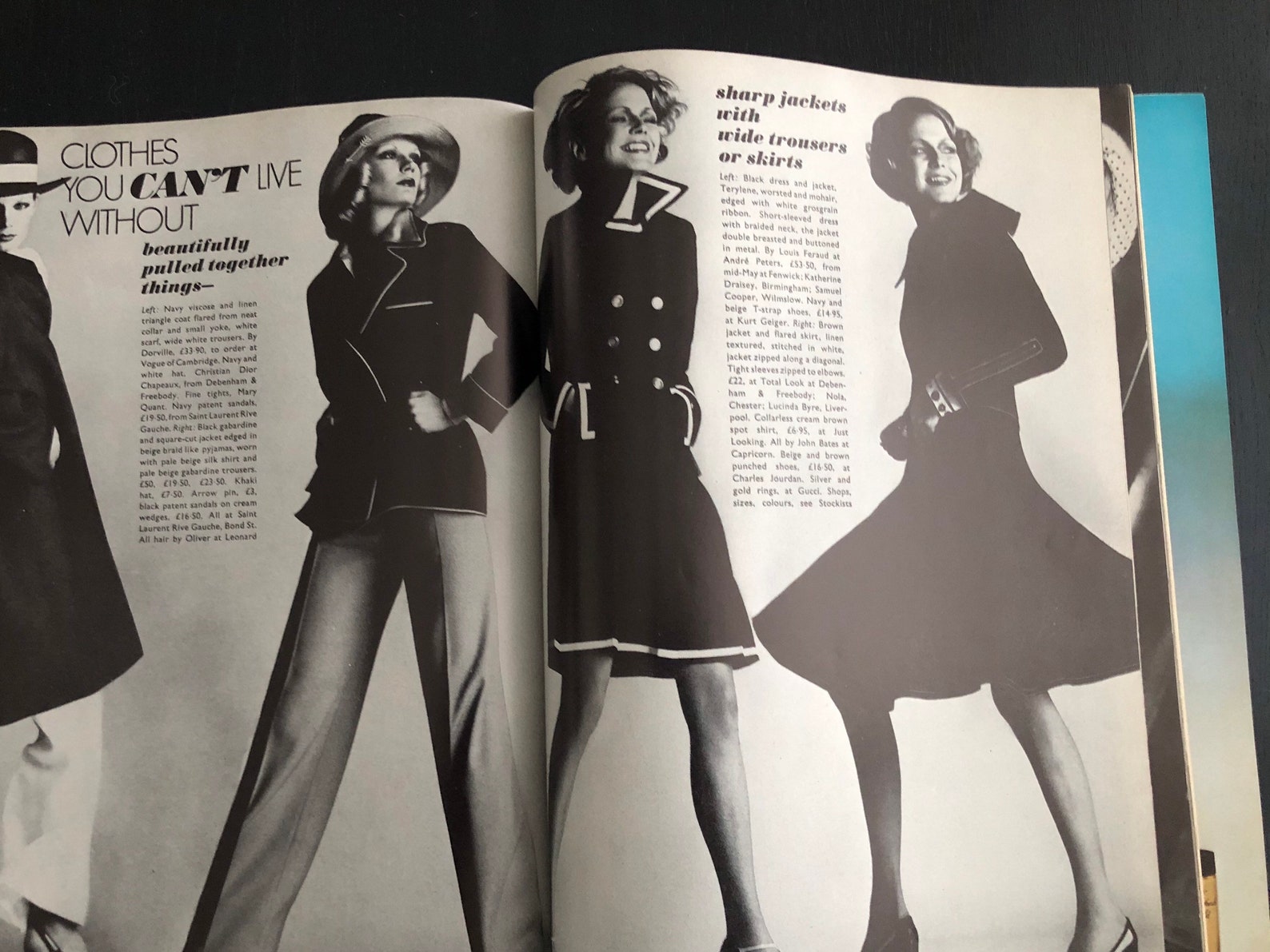 VOGUE MAGAZINE 1972 - Etsy