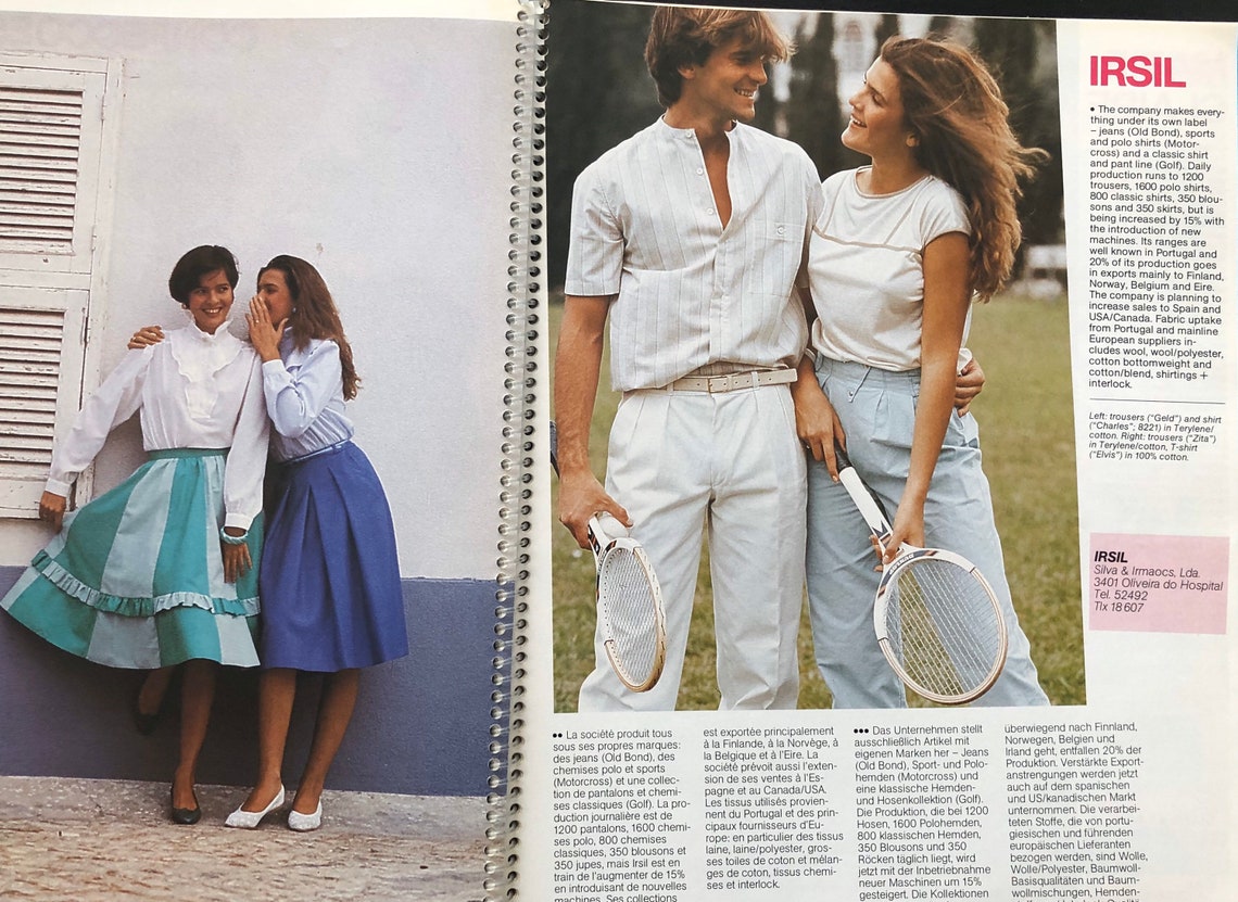 International Textiles Magazine 1982 - Etsy