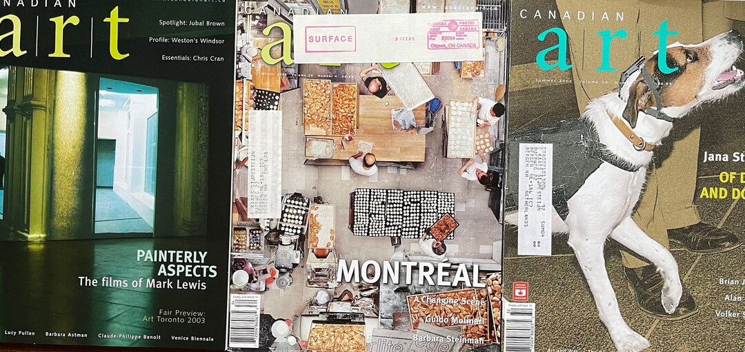 Pre-owned Vintage Rare Art Magazines 3x CANADIAN ART 2003-visual ...