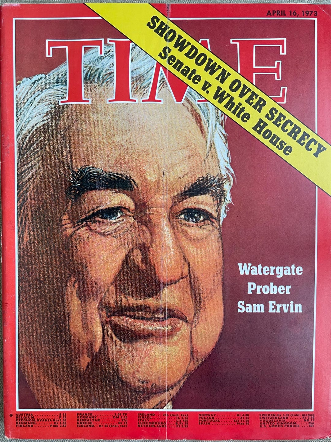 Pre-owned Time Magazine 1973-vintage Photojournalism - Historic Moment ...