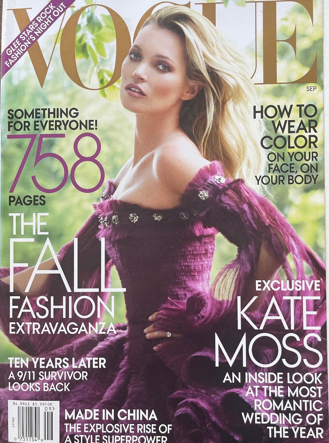 Pre-owned Magazine Vogue 2011 Exclusive Kate Moss Wedding! 758 Pages ...