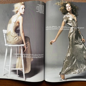 Magazine Vogue Cover Jessica Stam Catwalk Report! - Etsy