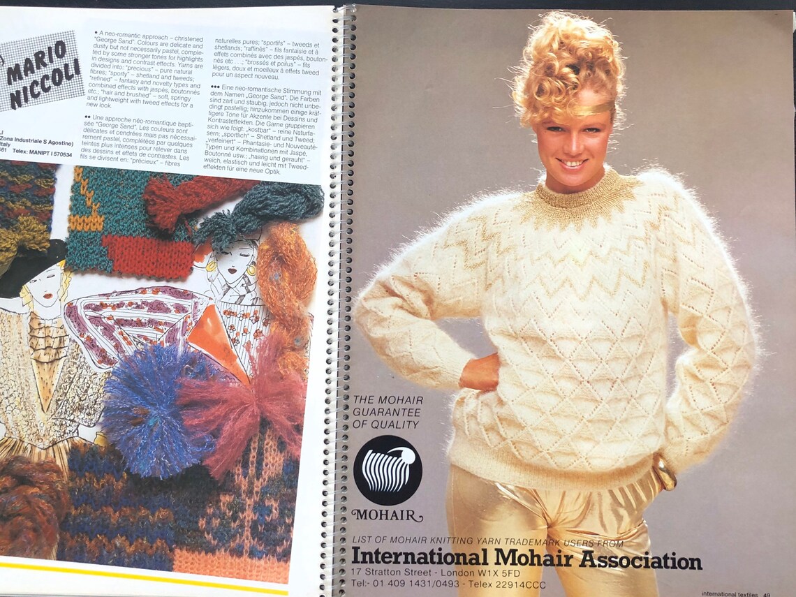 International Textiles Magazine 1982 - Etsy
