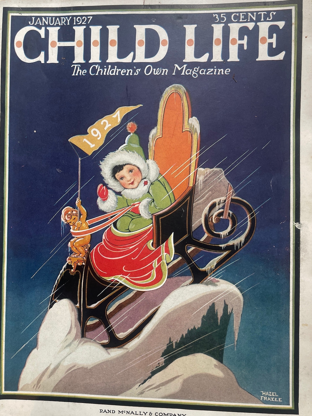 Vintage Are Magazine CHILD LIFE 1927 January the Children's Own ...