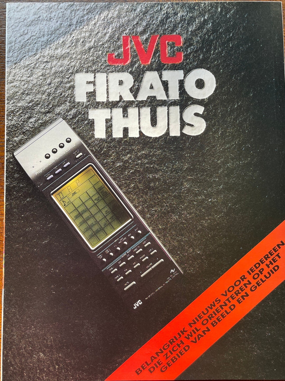 Vintage Rare JVC Brochure the 90s, Advertising Prospectus!-vintage ...